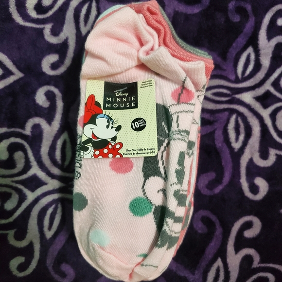 Disney | Accessories | Pairs Disney Minnie Mouse Socks | Poshmark